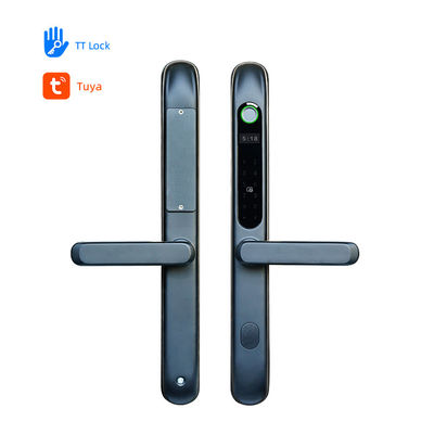 Stainless Steel TTlock Smart Lock Aluminium Door Sliding Lock For Slim Door