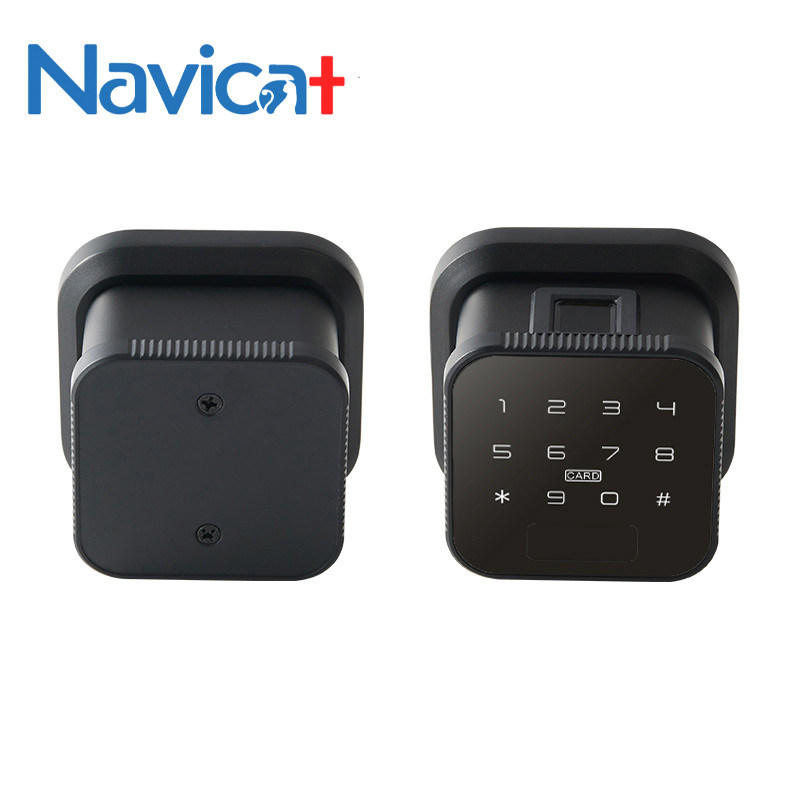 Password Fingerprint Wireless Door Lock Coffee Finish Electronic Front ...