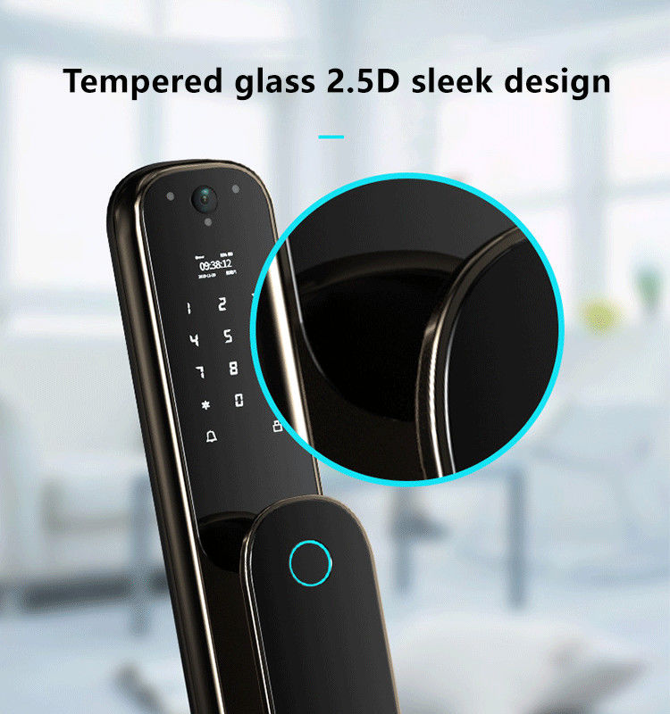 Aluminum Alloy Smart Camera Door Lock Face Recognition Door Camera Lock ... Aluminum Alloy Smart Camera Door Lock Face Recognition Door Camera Lock ...