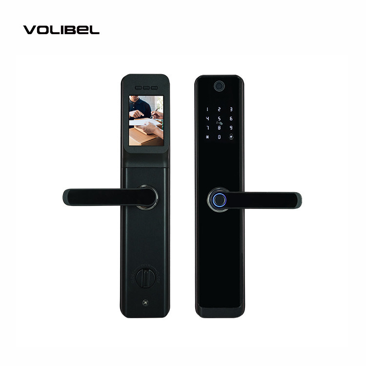 360° Fingerprint Identification Digital Smart Door Lock With Camera and ...