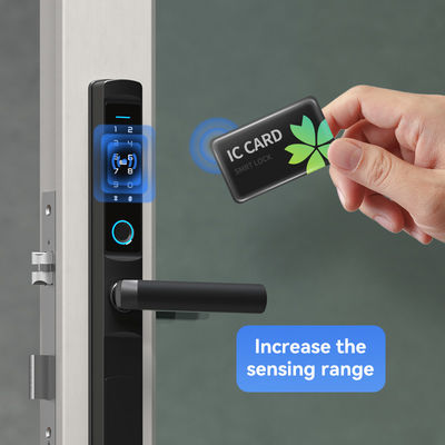 Sliver Digital Door Lock Sliding Door Smart Lock For Modern Office