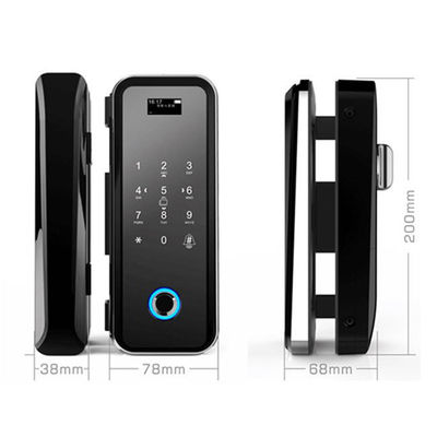 Keyless Sliding Glass Door Security Locks Electronic Intelligent